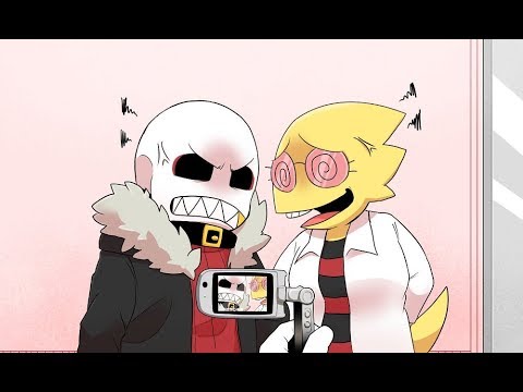 UNDERTALE COMIC DUB FR: COMPILATION SANS & ALPHYS - YouTube