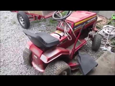 free murray 12hp riding mower/ April update - YouTube