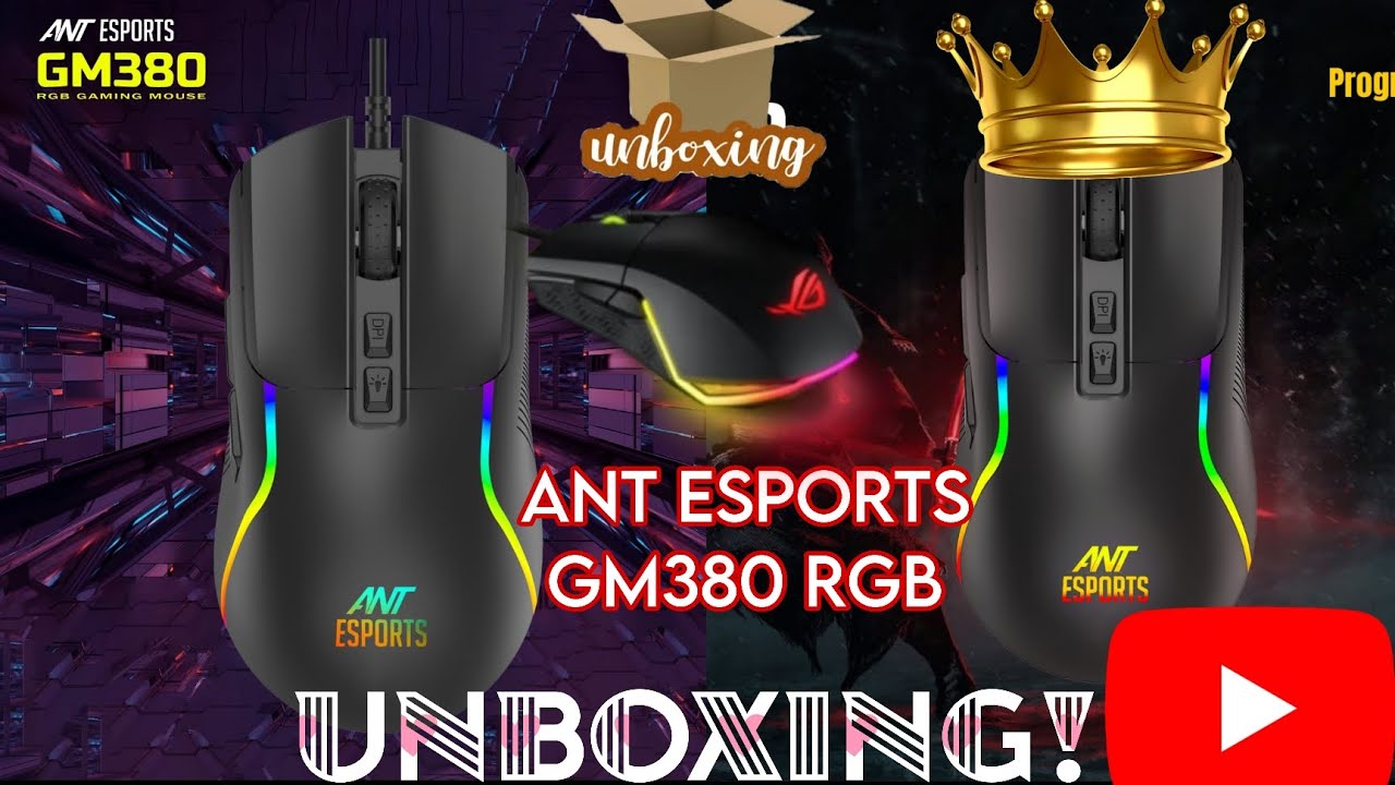 Ant Esports GM380 RGB Gaming Mouse Unboxing and First Look！#viral - YouTube