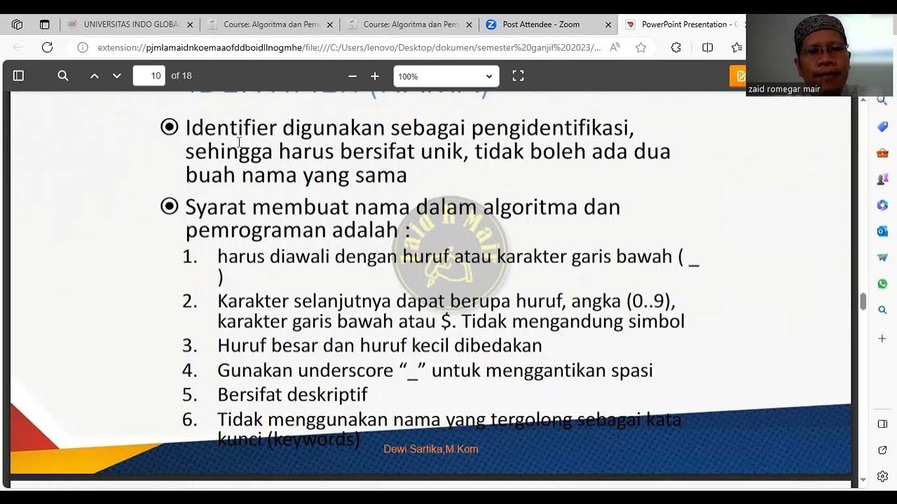 Tipe Data dan Operator - YouTube