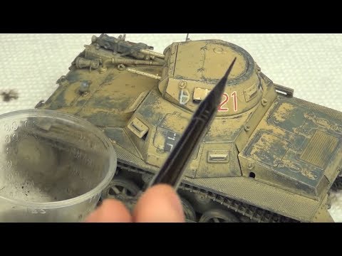 Why You Shouldn't Use Acrylics for Weathering Model Tanks - YouTube