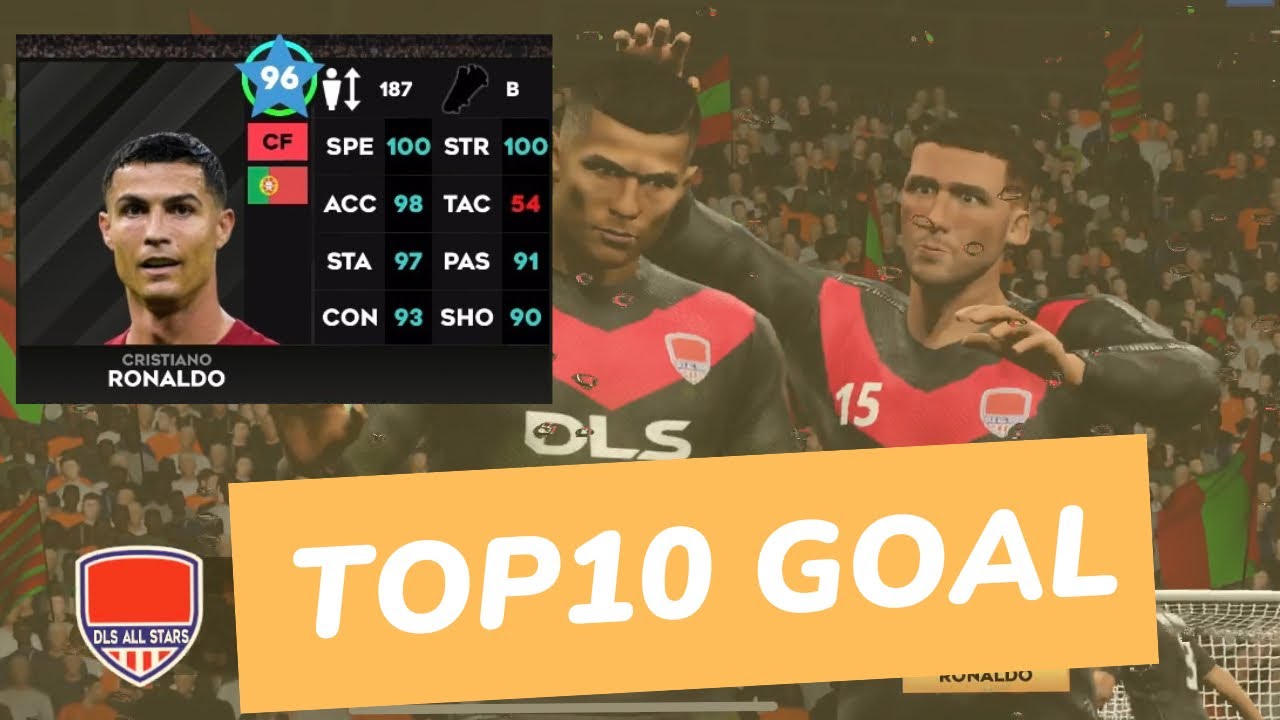 Christiano Ronaldo top 10 goals in DLS 2023 - YouTube