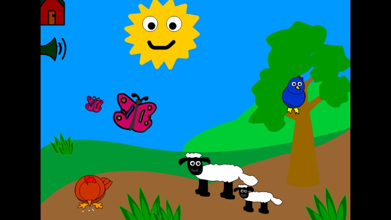 Contoh Pembuatan Game 2D untuk pembelajaran paud - YouTube