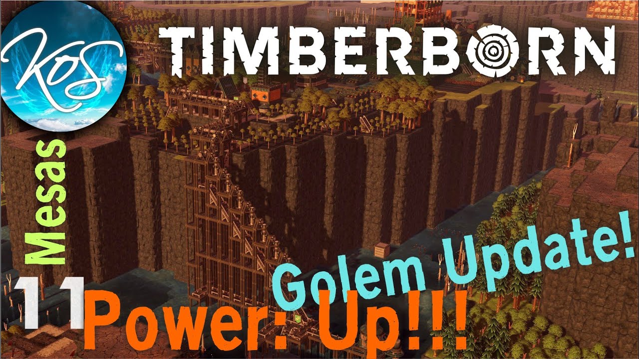 Timberborn EXPERIMENTAL 11 - POWER STAIR! - The Other Mesas - EA|Let's ...