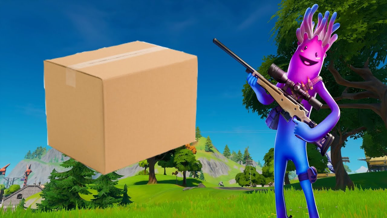 *NEW* How To Have A Flying Box in Fortnite - YouTube