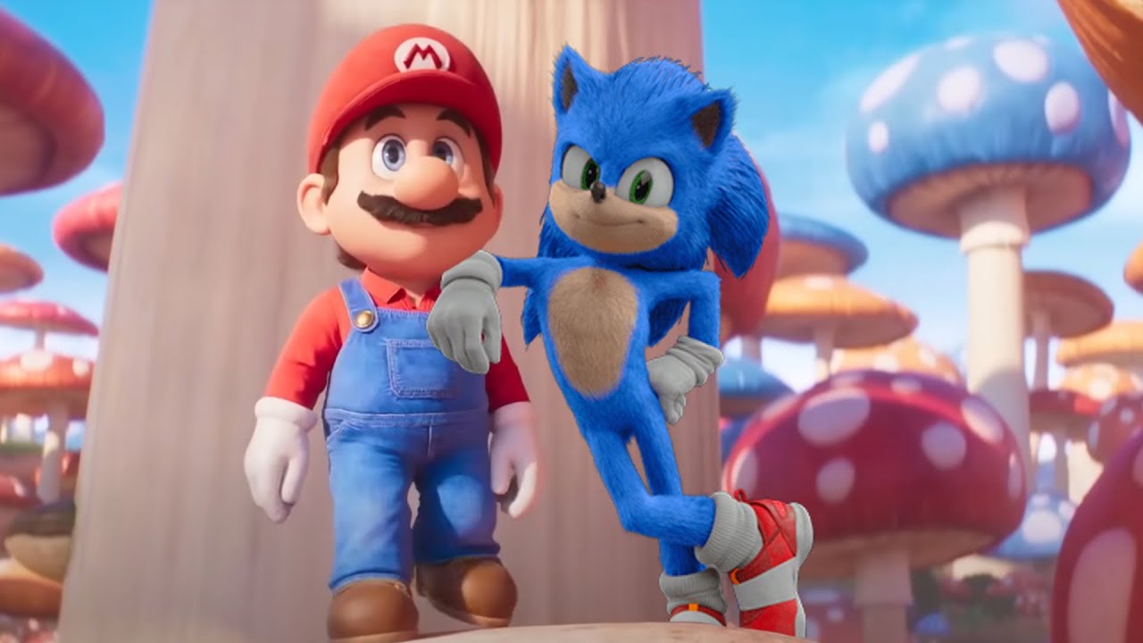 MARIO MOVIE MEETS SONIC MOVIE - YouTube