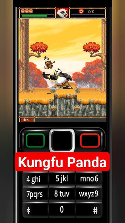 Kungfu Panda , (JAVA Game) Emulator Retro2me #kungfupanda #javagame # ...