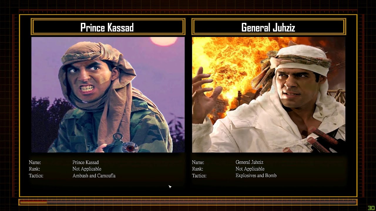 《Command & Conquer Generals shockwaveMod》Hard #4 Prince Kassad vs ...