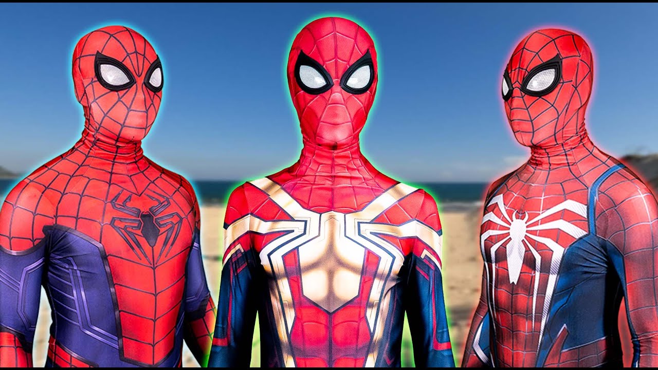 TEAM SPIDER-MAN vs Their Vacation || Funny Beach Day Ever || SUPERHERO ...