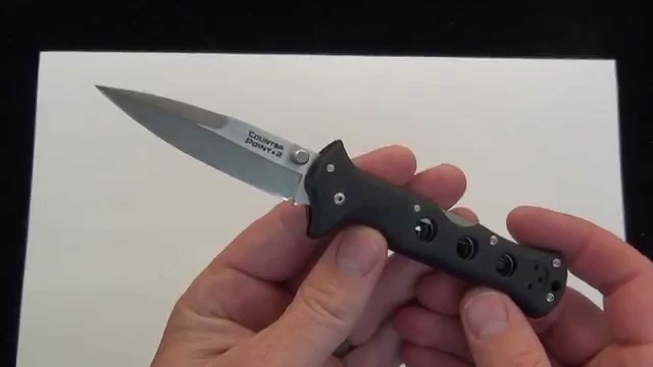 Cold Steel Counter Point II CTS-BD1 Steel - YouTube