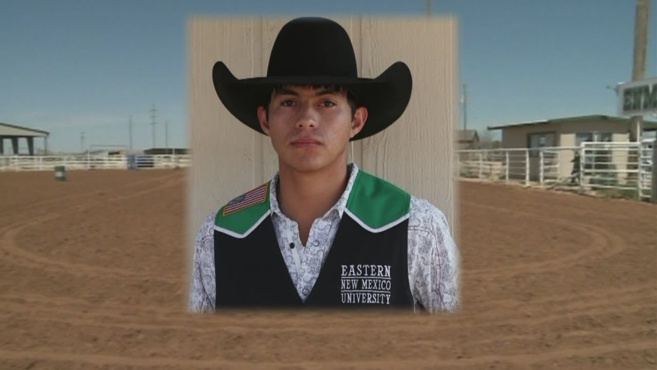 ENMU rodeo team hosts fundraiser for fallen teammate - YouTube