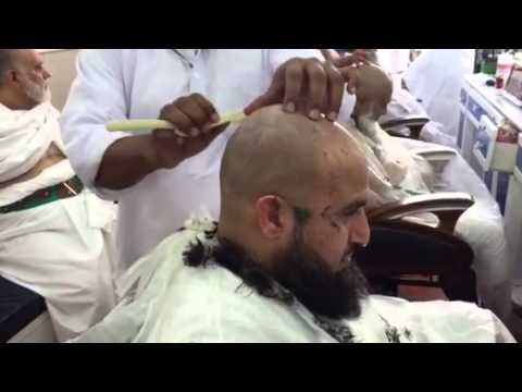 Head shave after umrah 2015 - YouTube