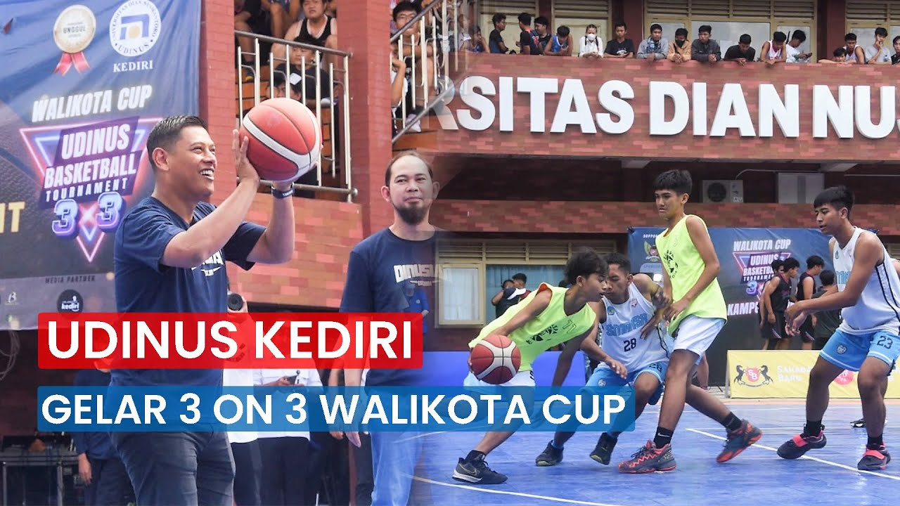 Udinus Kediri Menggelar Kompetisi Basketball 3 On 3 Walikota Cup - YouTube