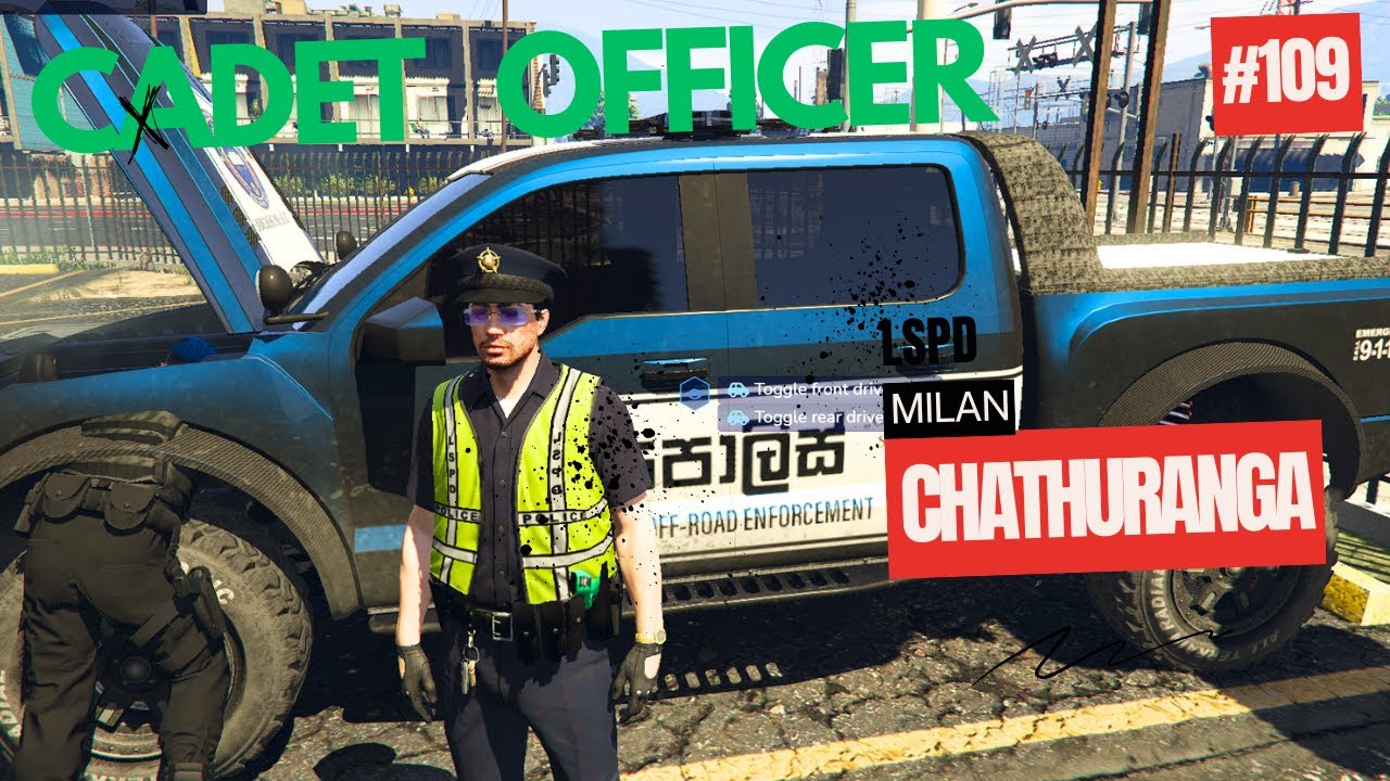 GTA V Police Officer RP Milan Ceylon City Roleplay #109 #gtaceylonrp # ...