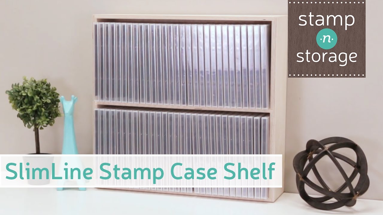SlimLine Stamp Case Shelf by Stamp-n-Storage - YouTube