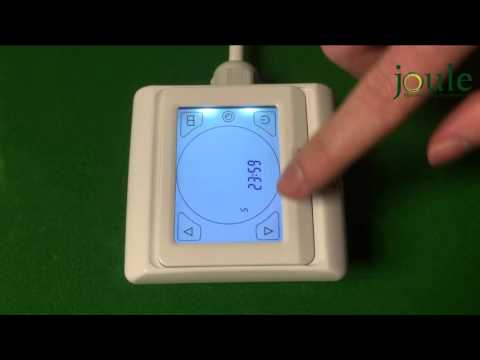 Joule Underfloor Heating Touchscreen Thermostat - YouTube