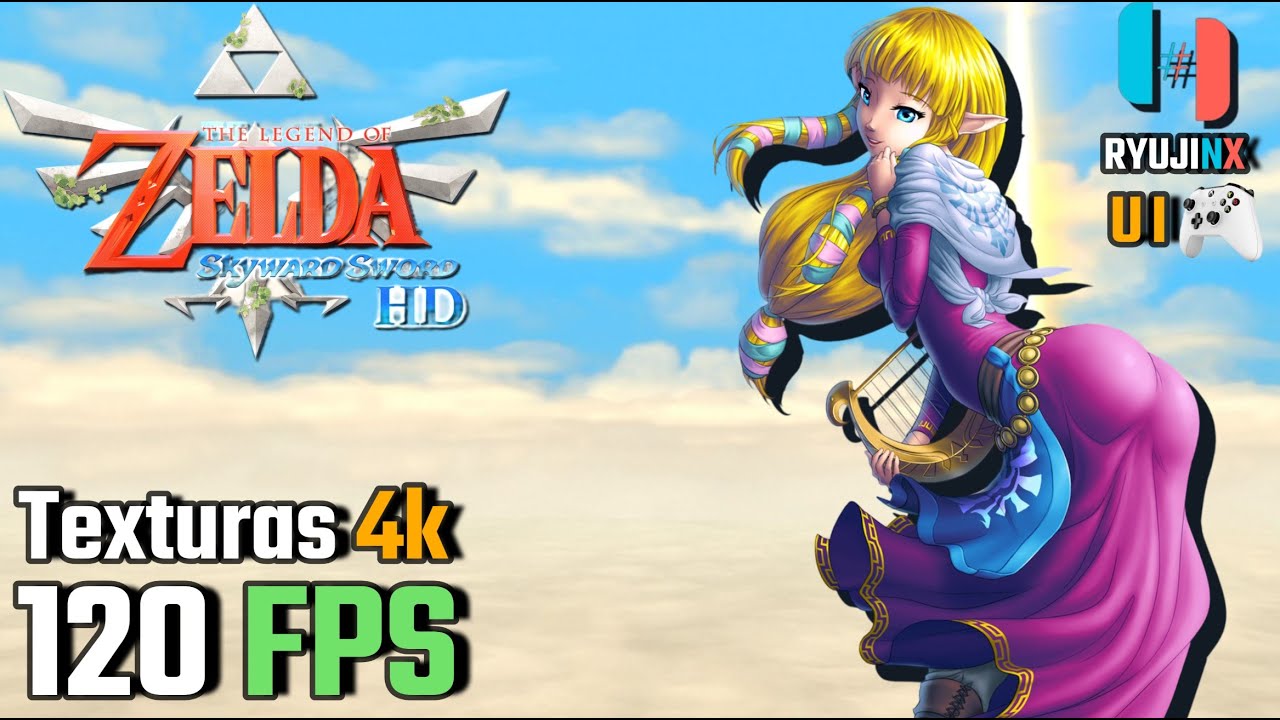 ZELDA SKYWARD SWORD TEXTURAS 4K + CONFIGURACIÓN RYIJINX | UI XBOX ...
