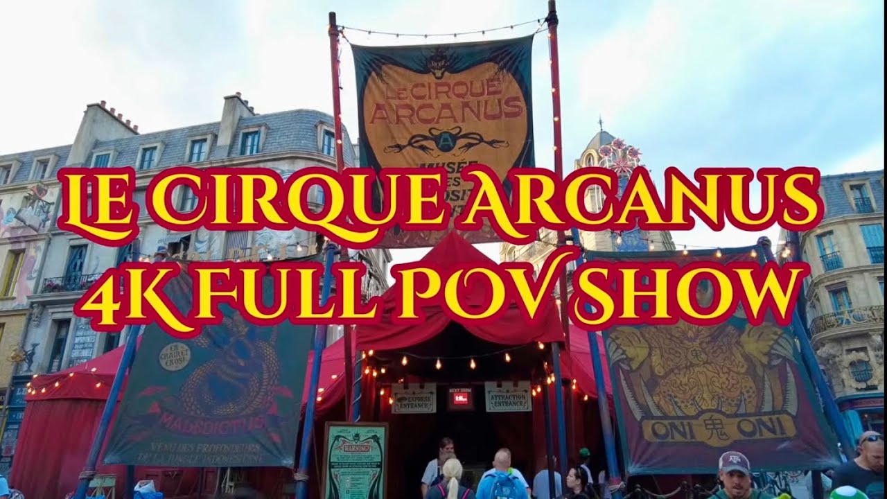 EPIC Universe Le Cirque Arcanus 4K Full Show - YouTube