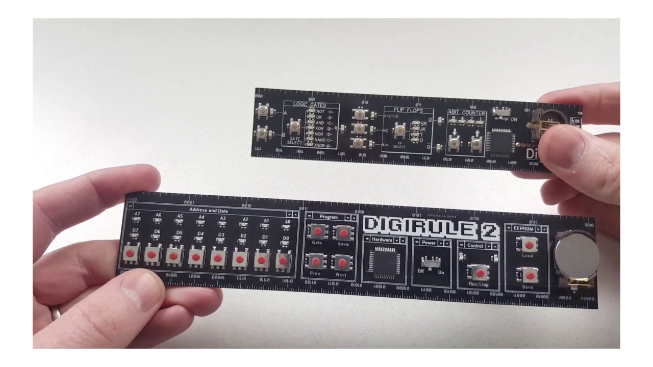 Digirule2 Programmable Ruler Preview - YouTube