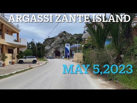 ARGASSI ZAKYNTHOS ISLAND - May 5,2023 | READY FOR SUMMER SEASON | ROAD ...
