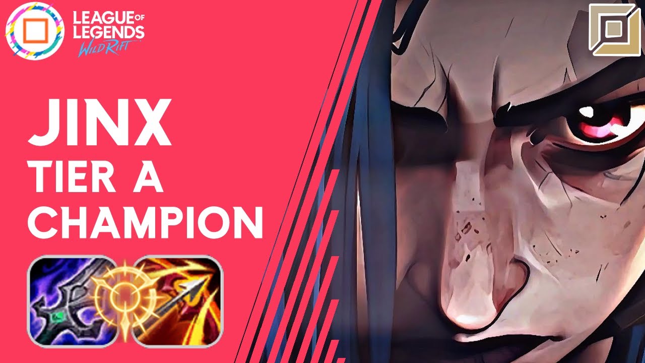 JINX Tier A Champion ADC || Wild Rift Jinx Gameplay || Jinx Build and Runes || Platinum Rank ...