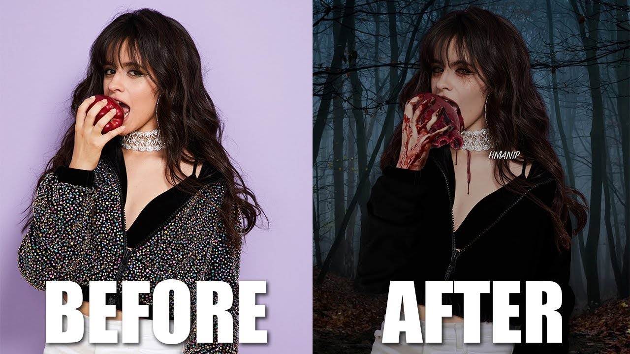 TURNING CAMILA CABELLO INTO A VAMPIRE - SPEED ART - YouTube