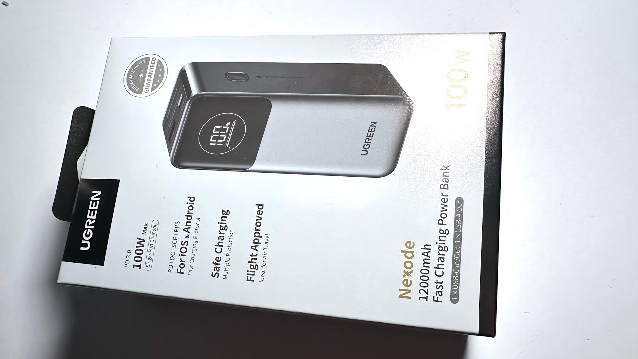 UGREEN Nexode 12000mAh Quick Charging 100W Power Bank Unboxing - YouTube