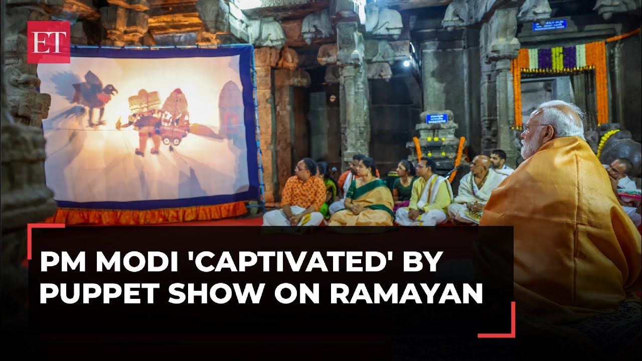Ramayan puppet show: PM Modi witnesses captivating show in Andhra ...