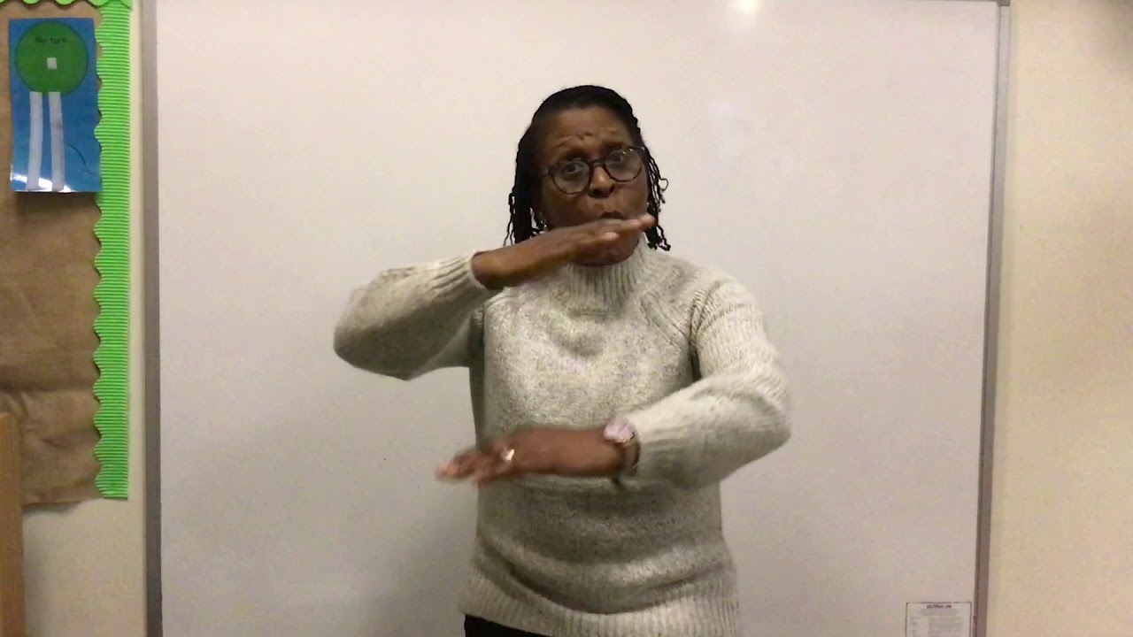 Waiting - Makaton signed by Rosemarie - YouTube