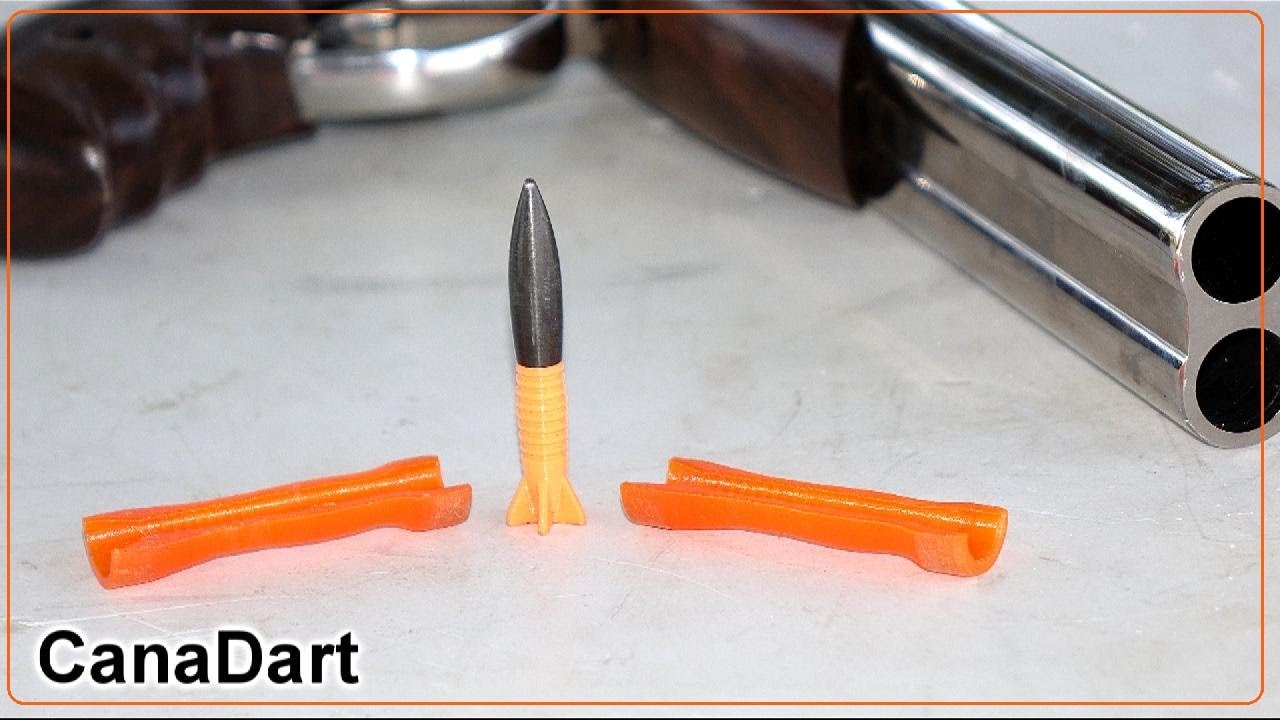 CanaDart - Flechette Sabot Round - Tested! - YouTube