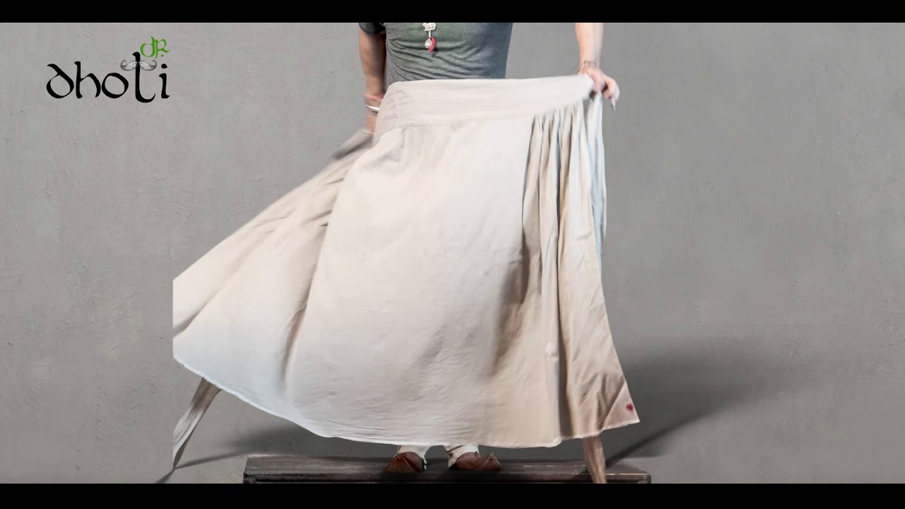 Yousuf Bashir Qureshi | Dr. Dhoti | How To Tie A Dhoti | YBQ - YouTube