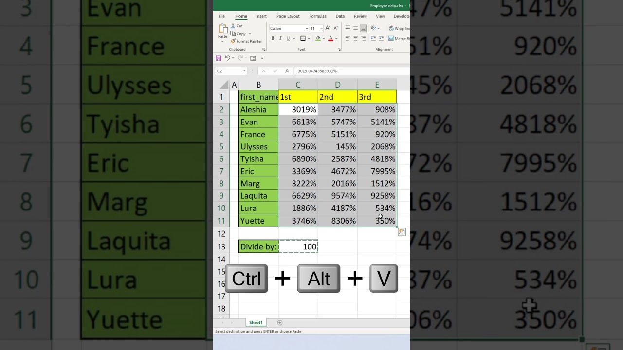 Turn Numbers Into Percentages YouTube Turn Numbers Into Percentages YouTube