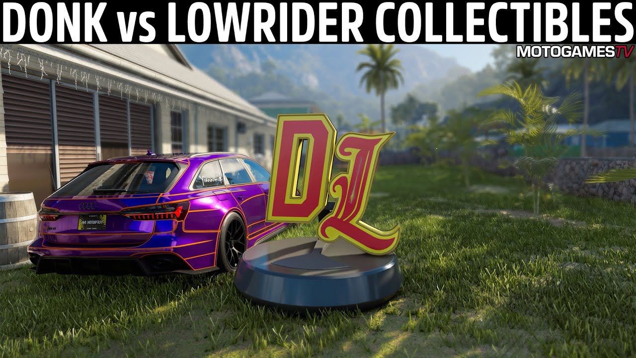 The Crew Motorfest - All Donk vs Lowrider Collectibles Locations - YouTube