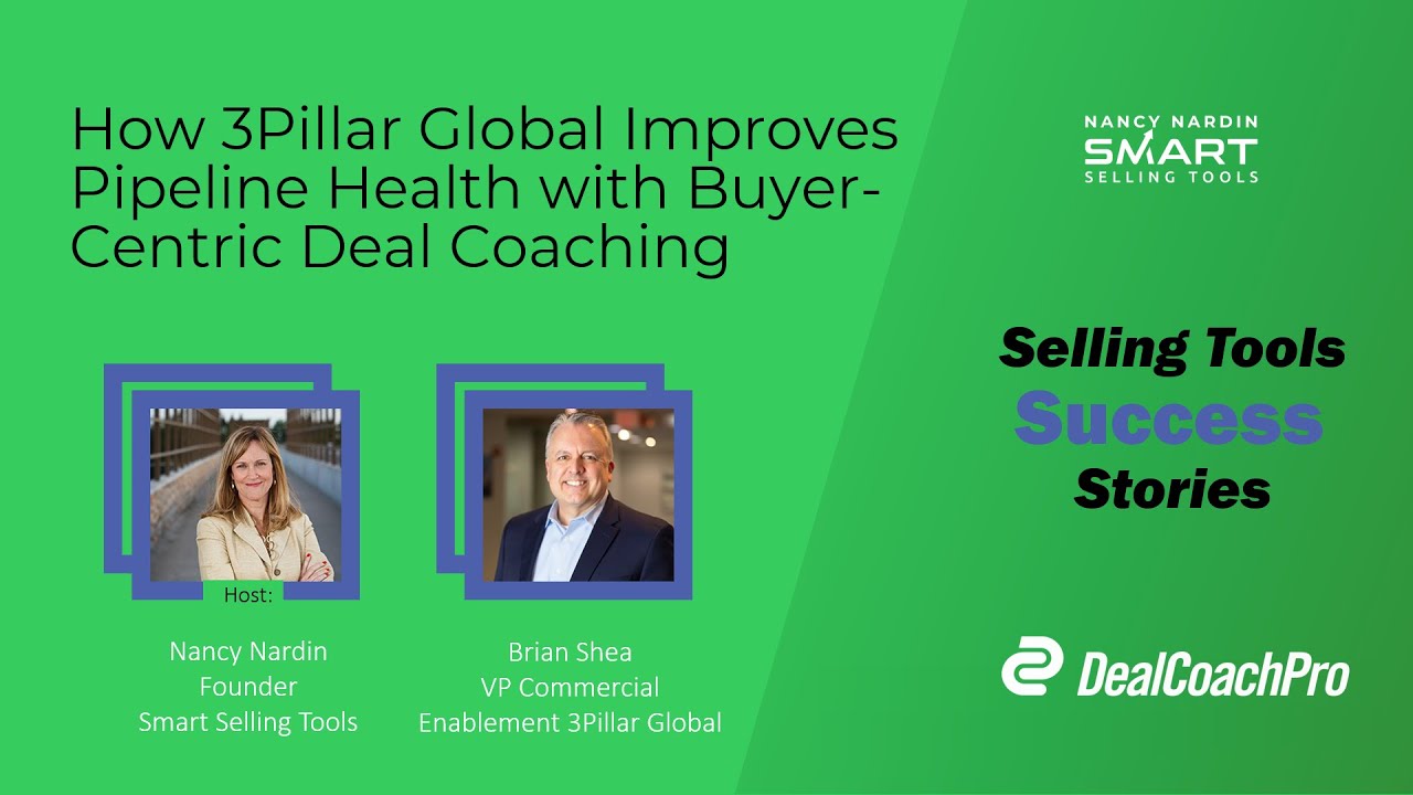 Selling Tools Success Stories: 3Pillar Global, VP Commercial Enablement ...