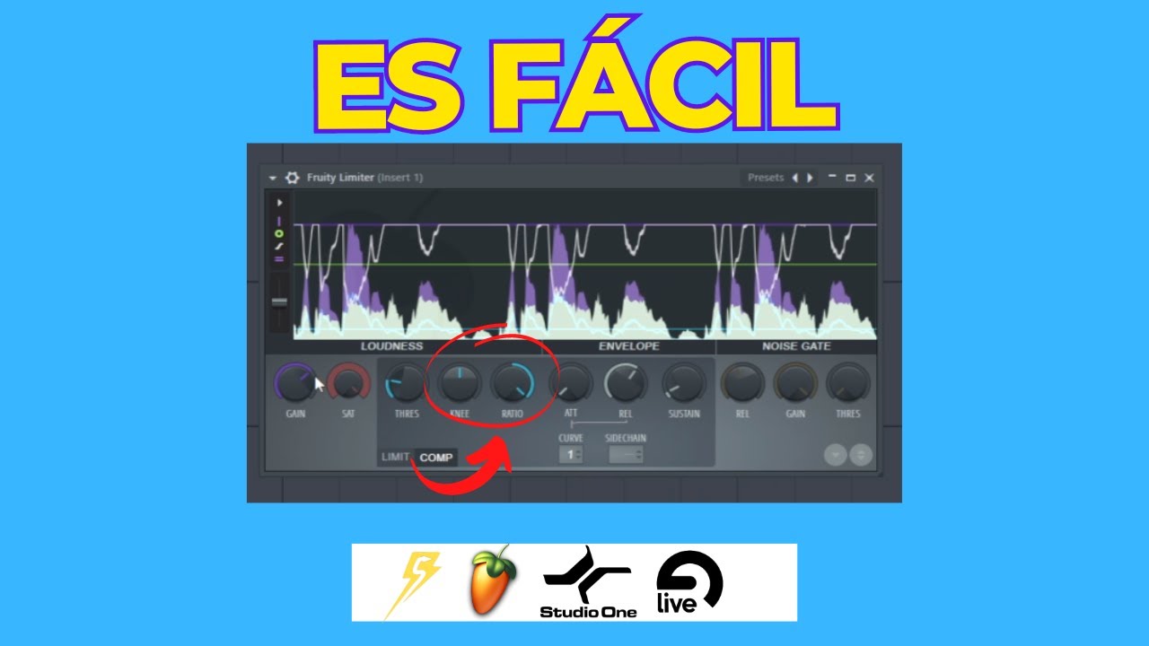 COMPRESIÓN de VOCES e INSTRUMENTOS (FL Studio 20 Tutorial) - YouTube