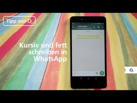 Kursiv und fett schreiben in WhatsApp – so geht’s