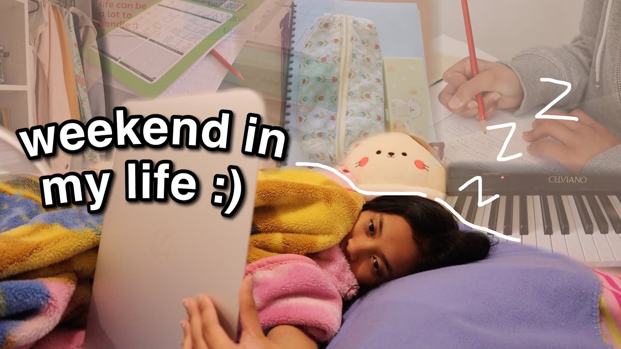 weekend in my life as a high school student 📚 - YouTube