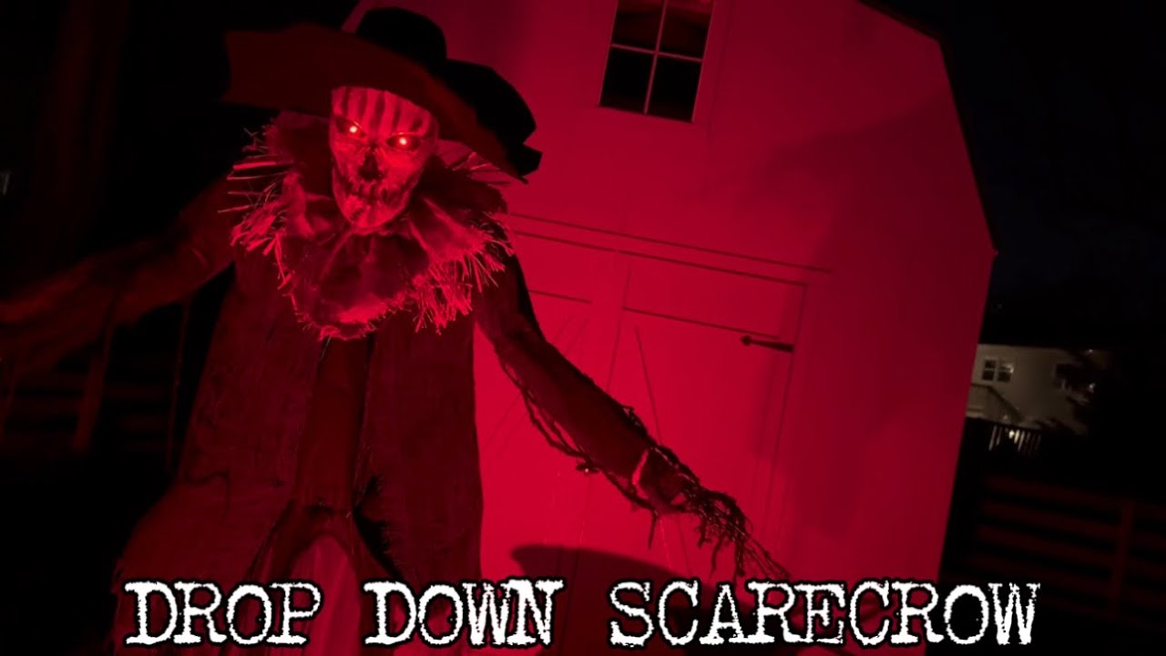 Drop Down Scarecrow - YouTube