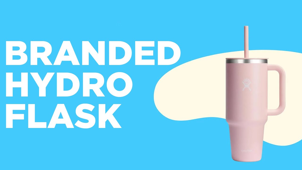 Branded Hydro Flask Techno Branded SWAG - YouTube