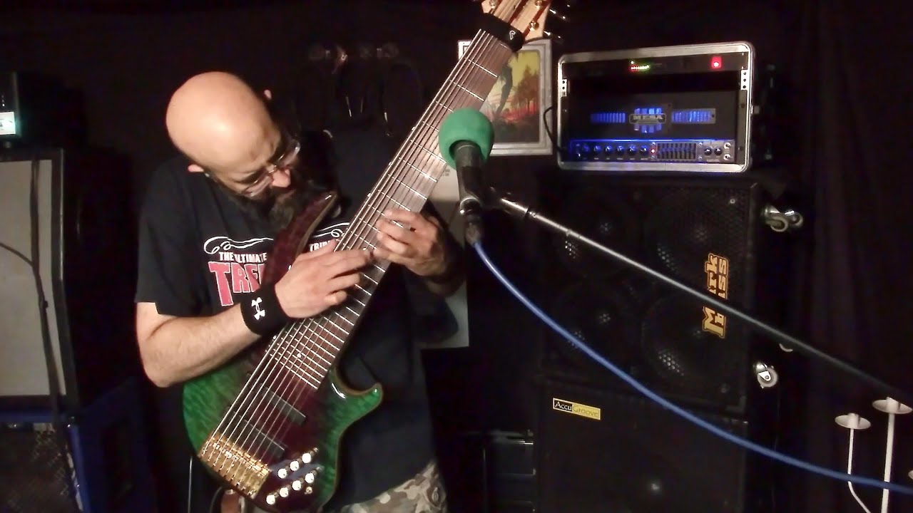 Jackson 7 string meets monster 9 string bass in this live version of ...
