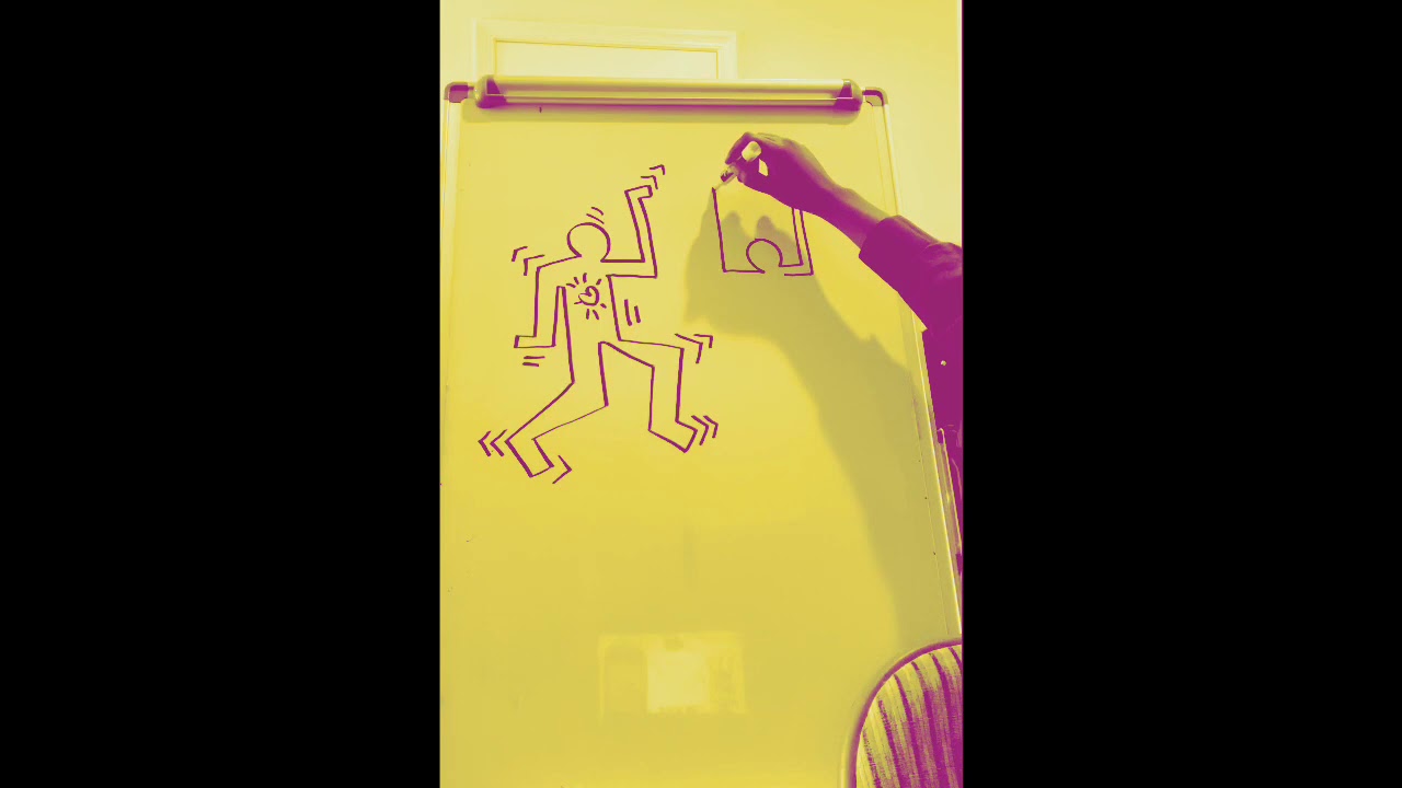 how to draw like Keith Haring art lesson by Art Teacher James Terrell ...