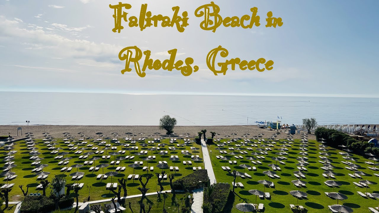 Apollo Beach hotel in Faliraki, Rhodes, Greece (4K 60fps) - YouTube