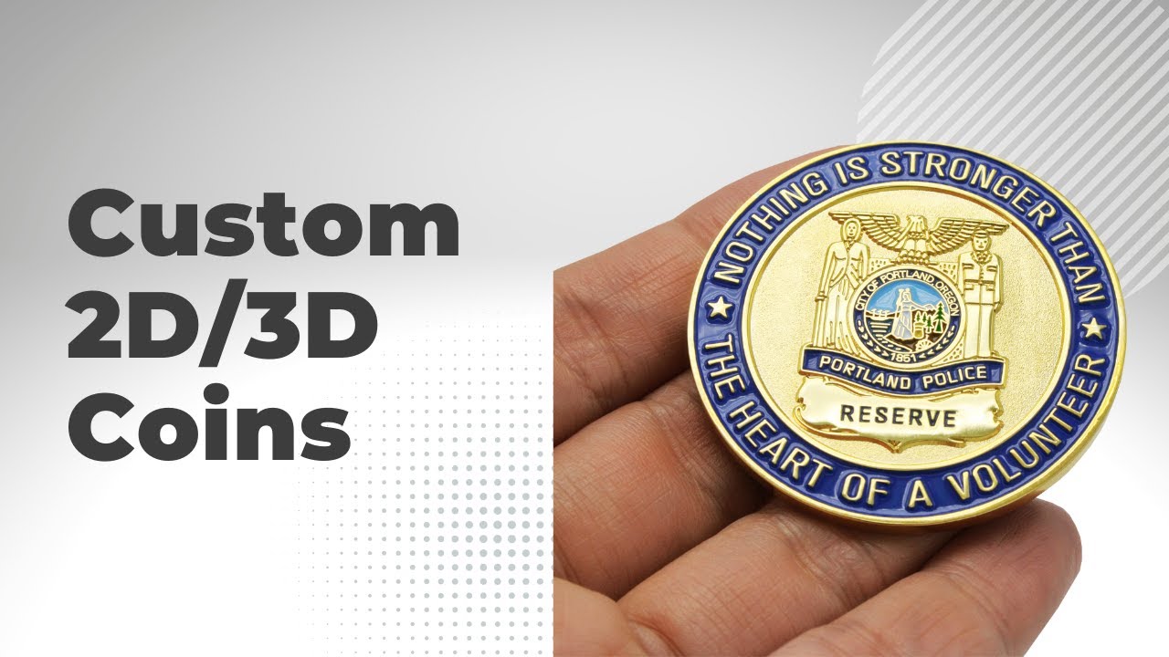 2D/3D Custom Coins - YouTube