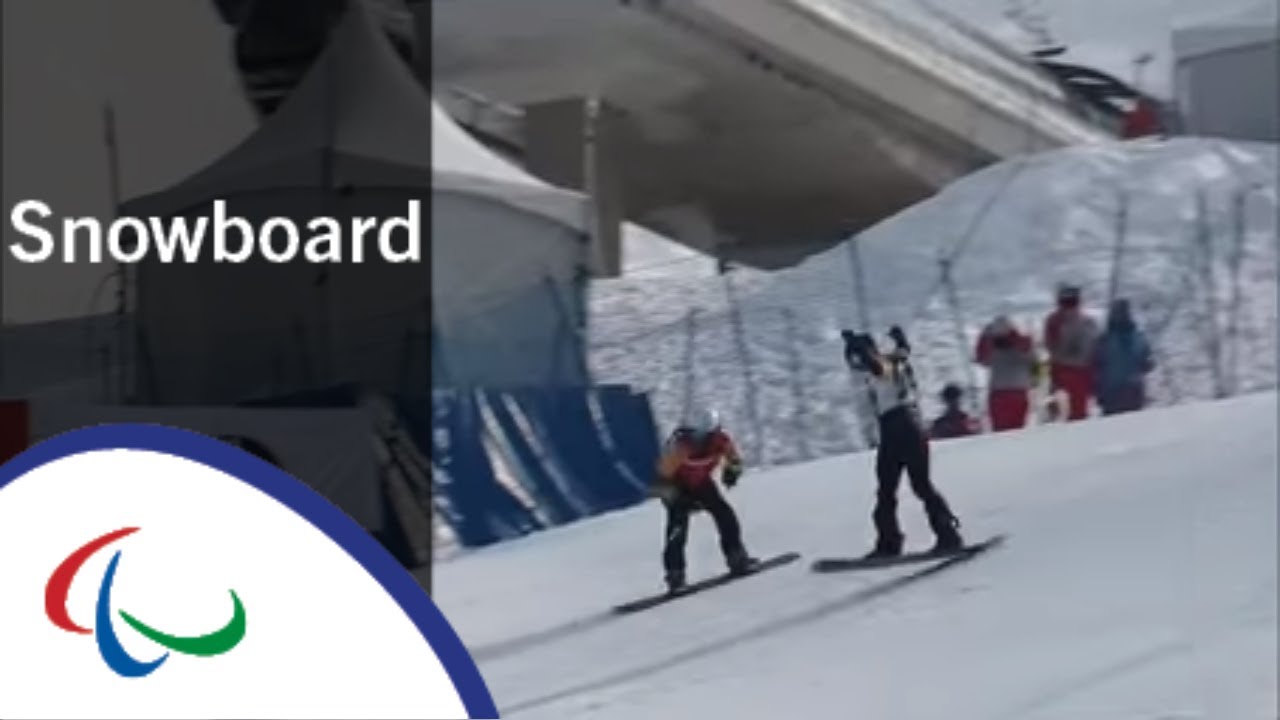 Simon PATMORE VS.James BARNES-MILLER|Snowboard cross|PyeongChang2018 ...