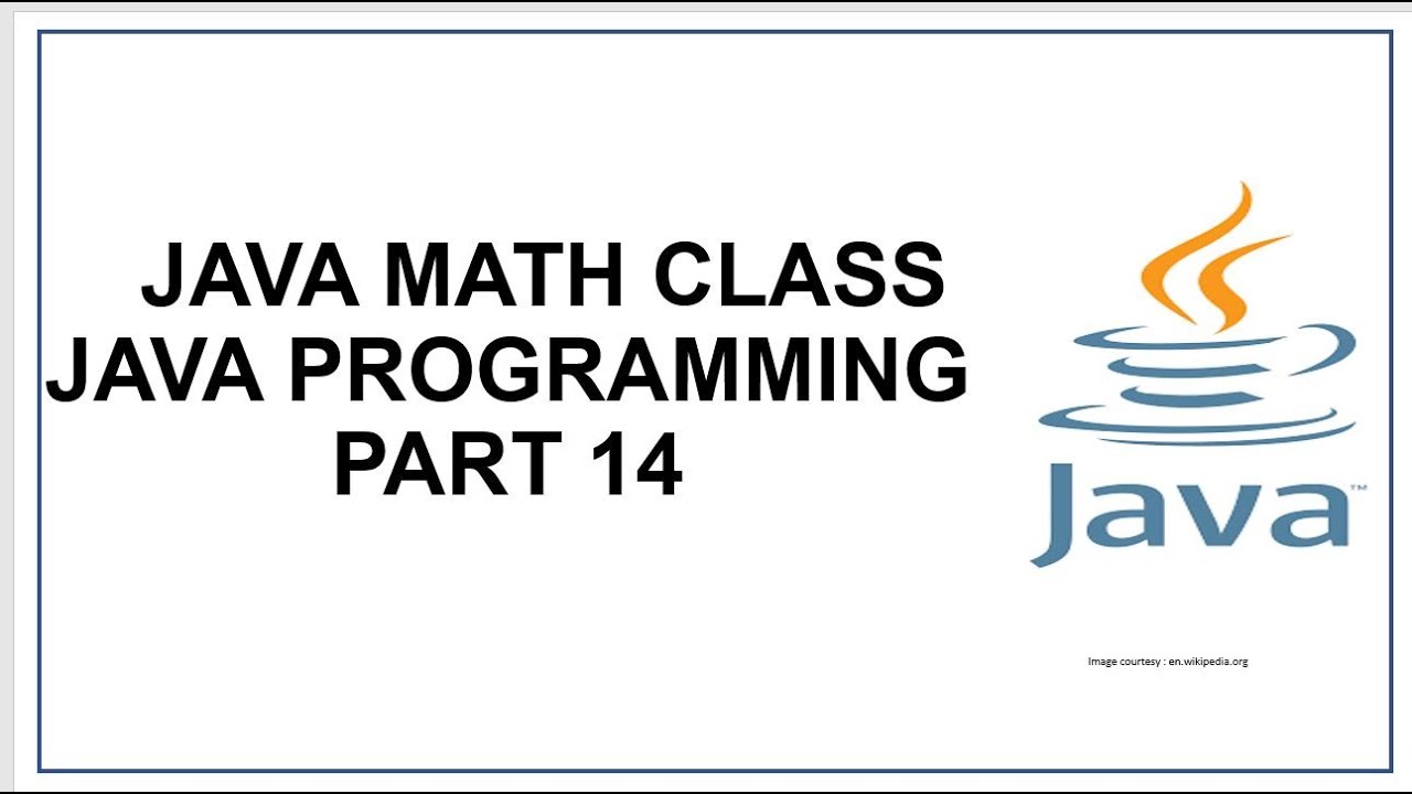 Java Math Class Random Numbers Java Programming Java Tutorial
