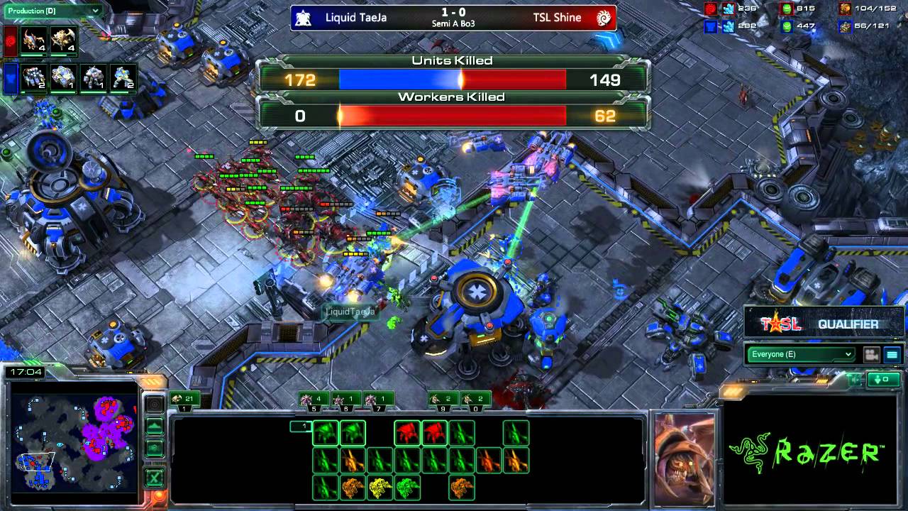 Game 2 - Liquid.TaeJa vs TSL.Shine - TSL4 KR Q4 Semi-Final A - YouTube