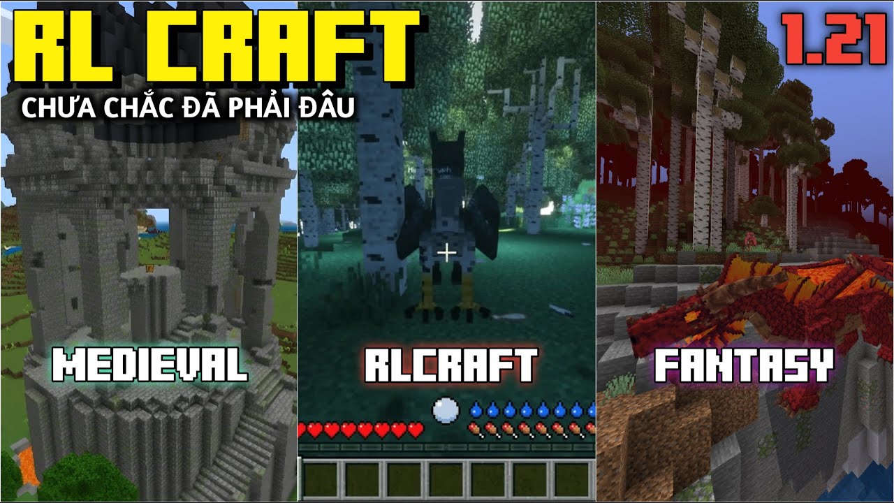 🔥 Cách Cài Addon Rl Craft Siêu Hay Cho Minecraft Pe 1.21 Mới Nhất - YouTube