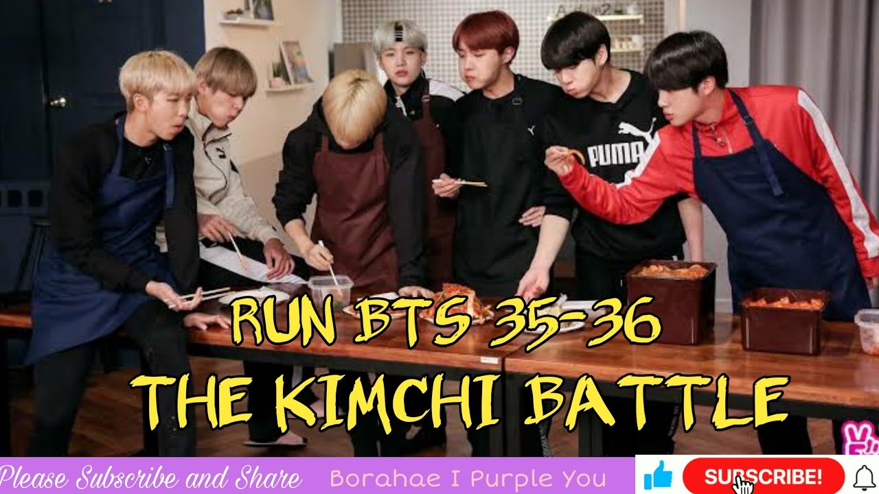 RUN BTS EP 35-36 FULL EPISODE ENG SUB | BTS KIMCHI BATTLE & KIMCHI ...