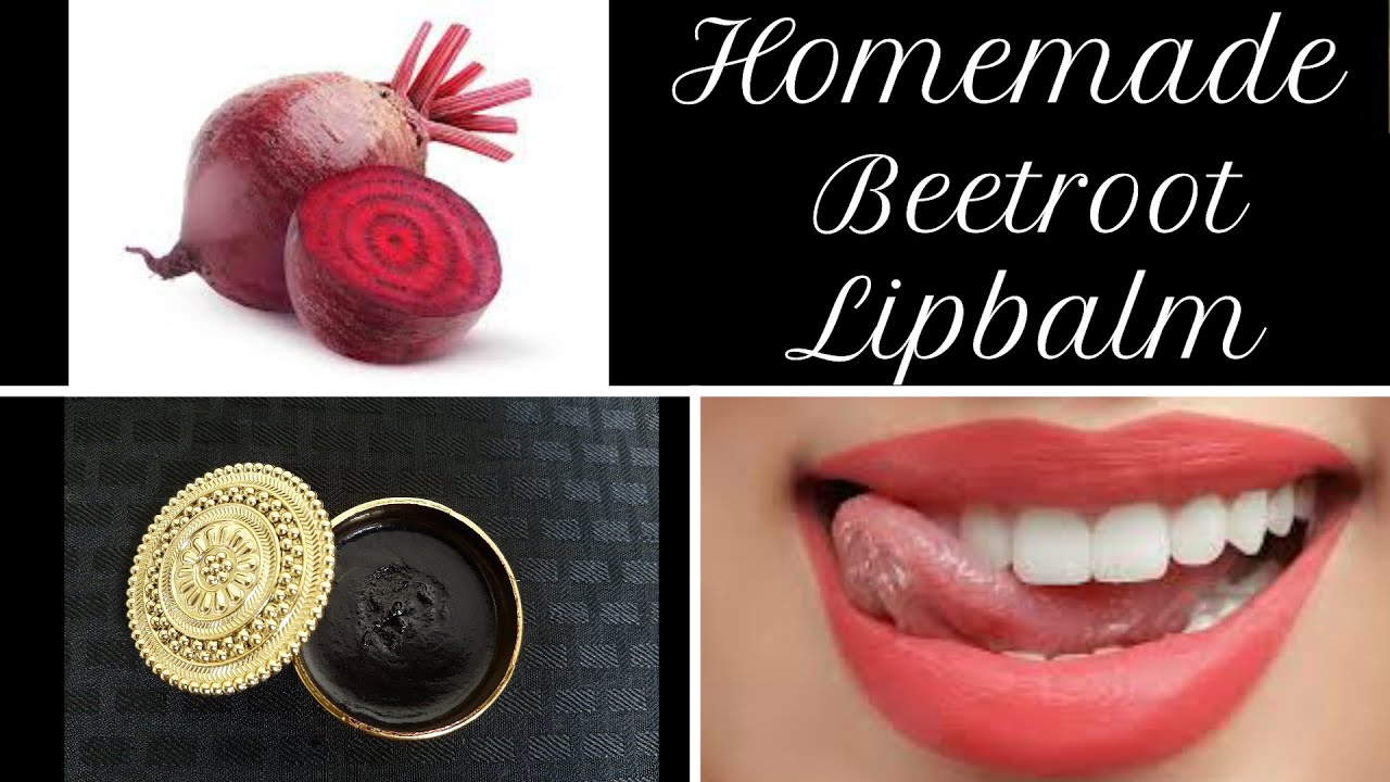 Homemade natural beetroot lip balm | Vitamin E | Soft and pink lips ...