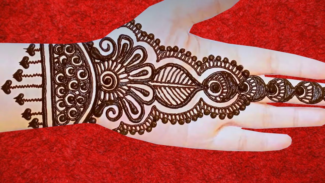 mehndi designs simple new 2021| mehendi design front hand simple|easy ...